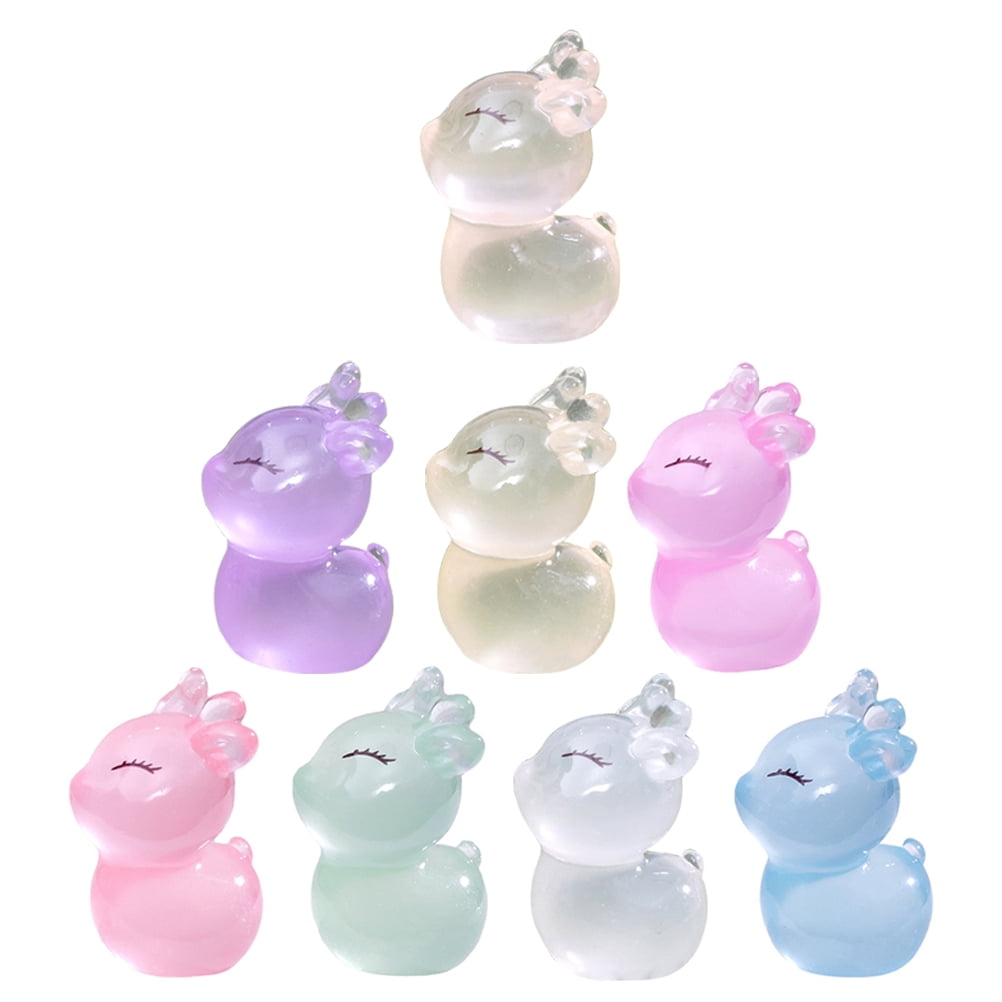 8 Pcs Micro Landscape Miniature Deer Statues Deer Decor Miniature Deer ...