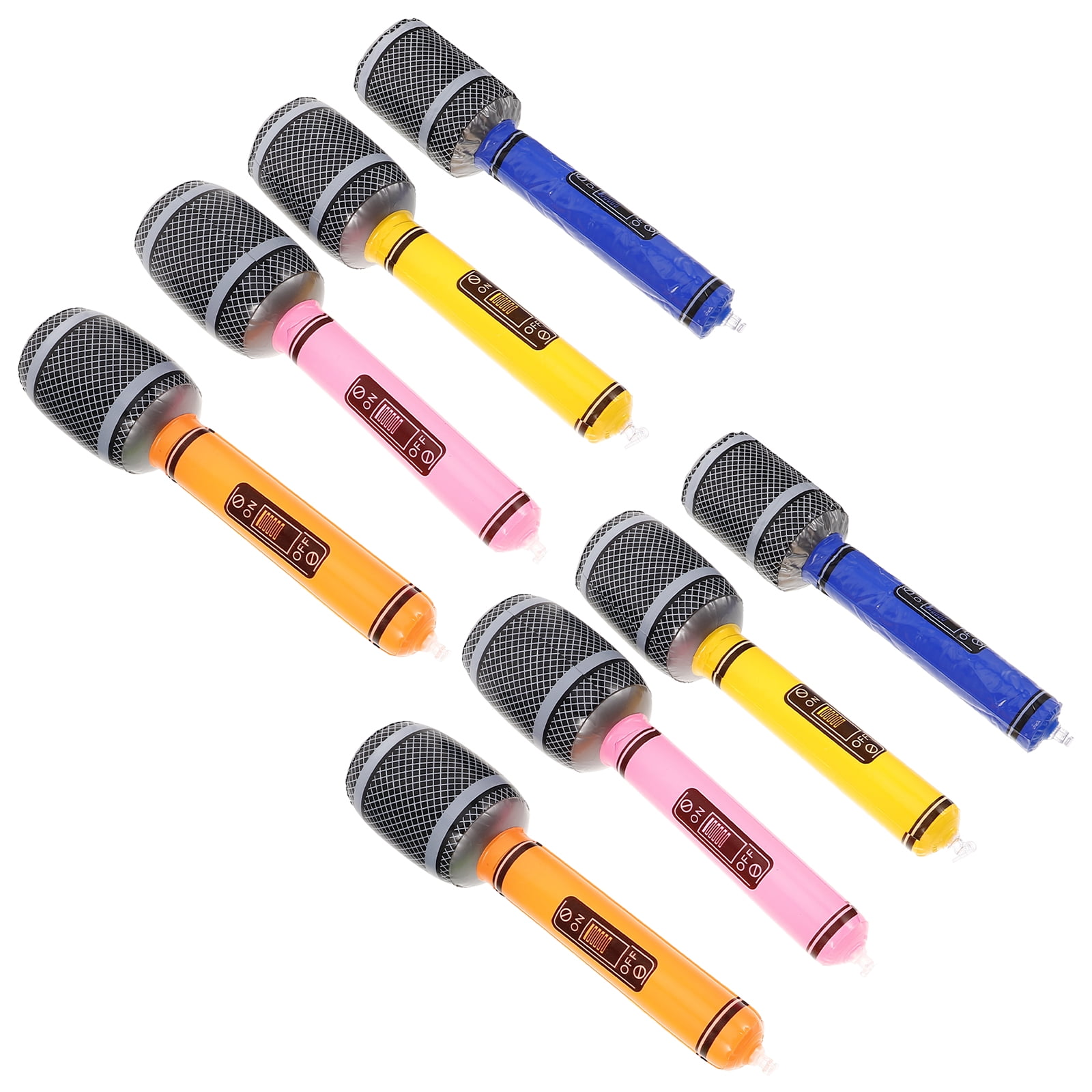 8 Pcs Inflatable Props Microphone Stand Tray Universal Child - Walmart.com
