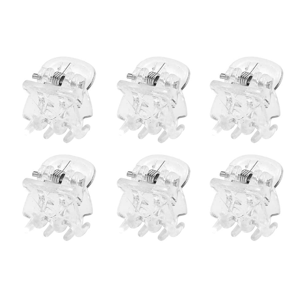 8 Pcs Mini Plastic Hair Claw Clips Tiny Hair Jaw Clips Small Hair ...