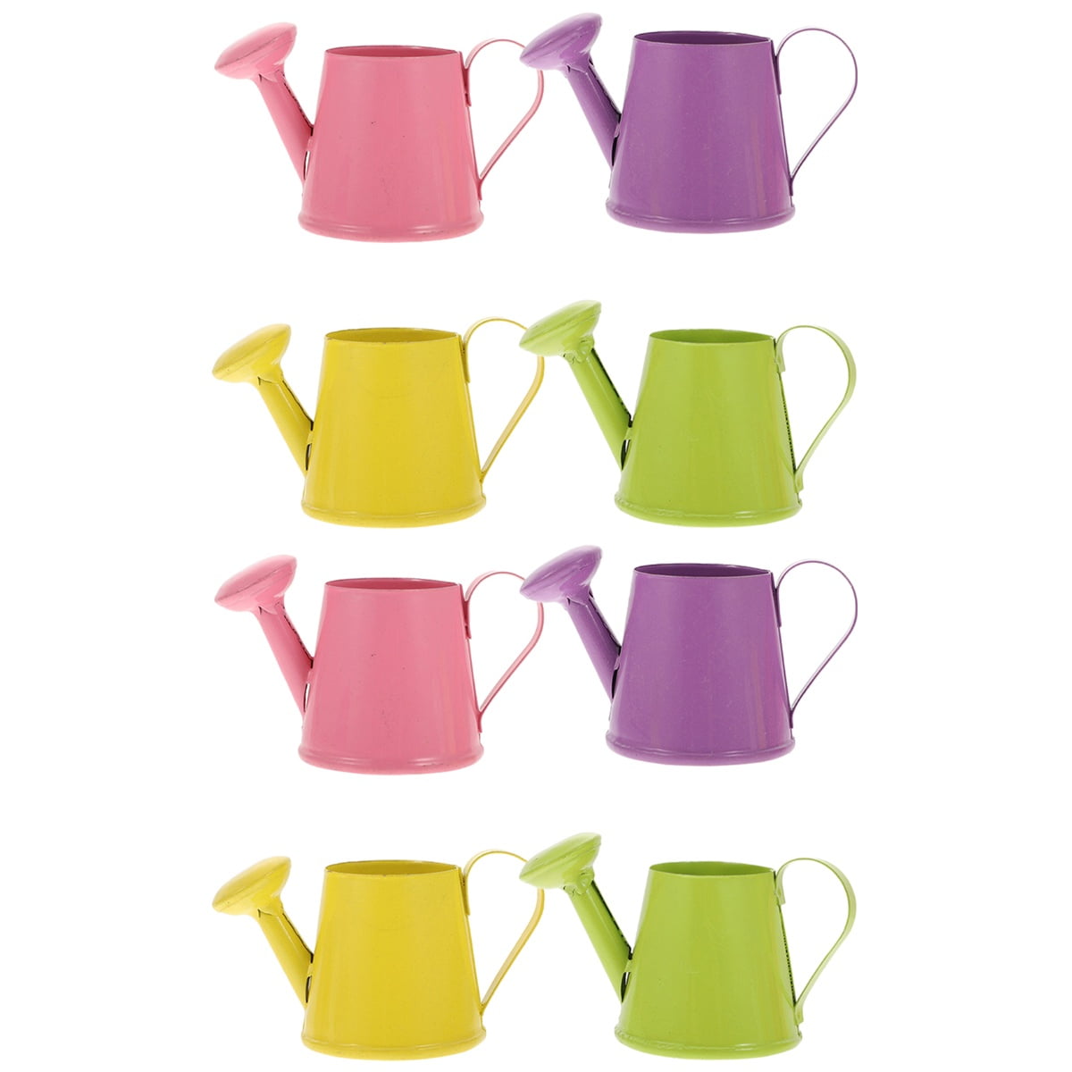 8 Pcs Mini Watering Can Decor Small Garden Watering Kettle Miniature ...
