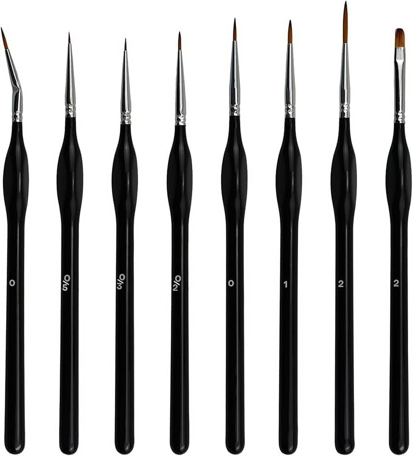 8 Pcs Miniature Painting Brushes Kit, Catephe Detail Paint Brushes Set ...