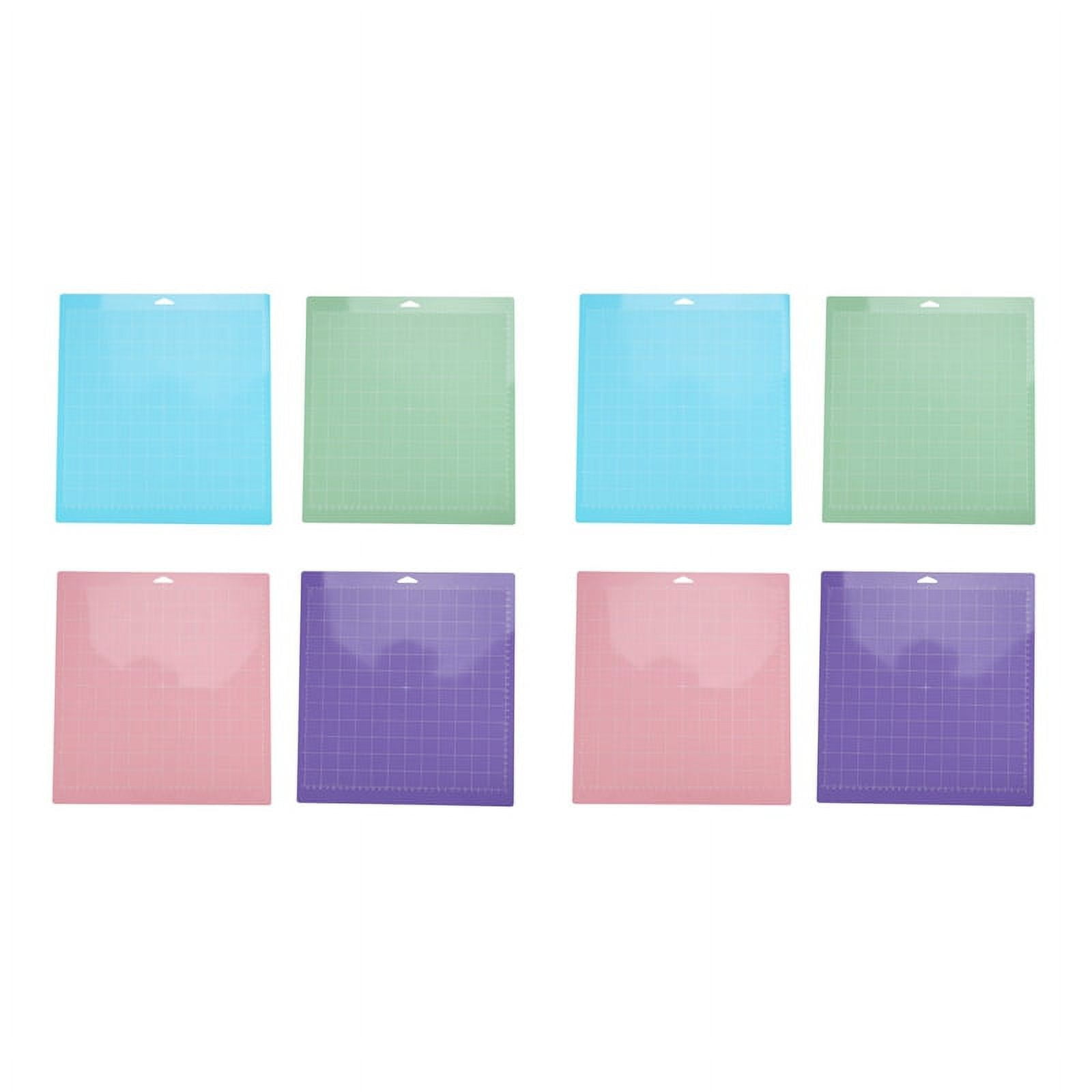 8 Pcs Mixed Color PVC Cutting Mat Grid Cutting Pads Cutting Plotter Pad ...