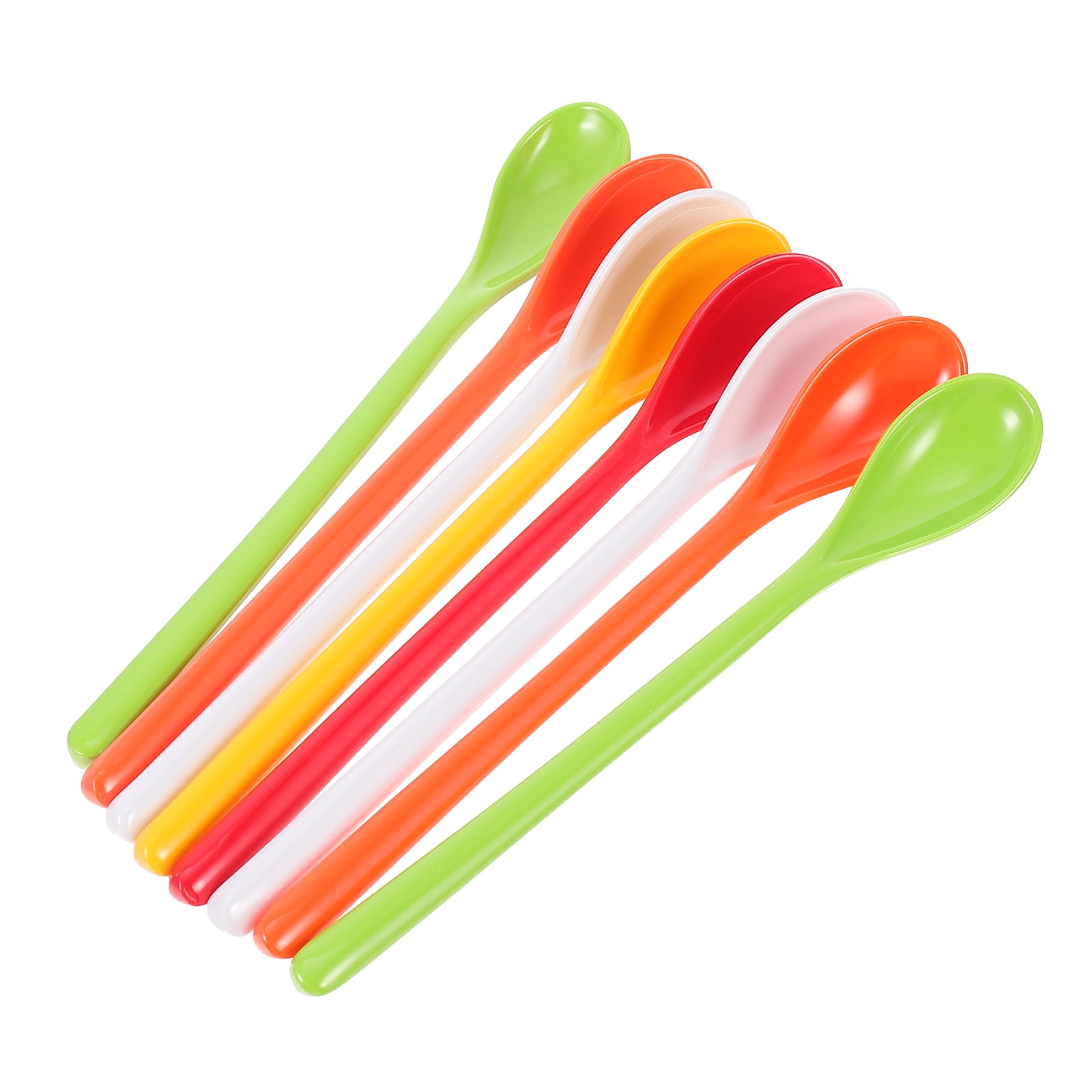8 Pcs Mixing Spoon Tea Scoop Jam Ice Cream Melamine Spoons Coffee ...