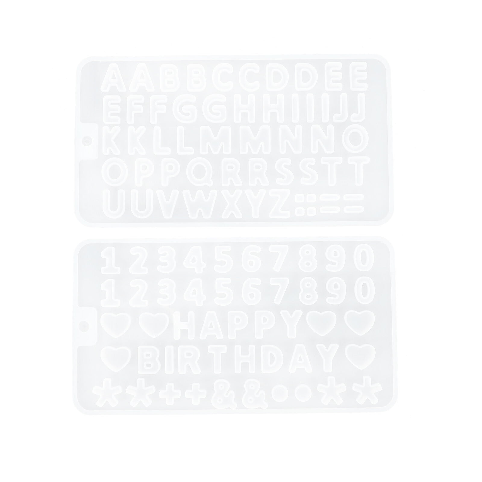 8 Pcs Mold Silicone Molds Letter Number Epoxy DIY Supplies Mould Craft ...