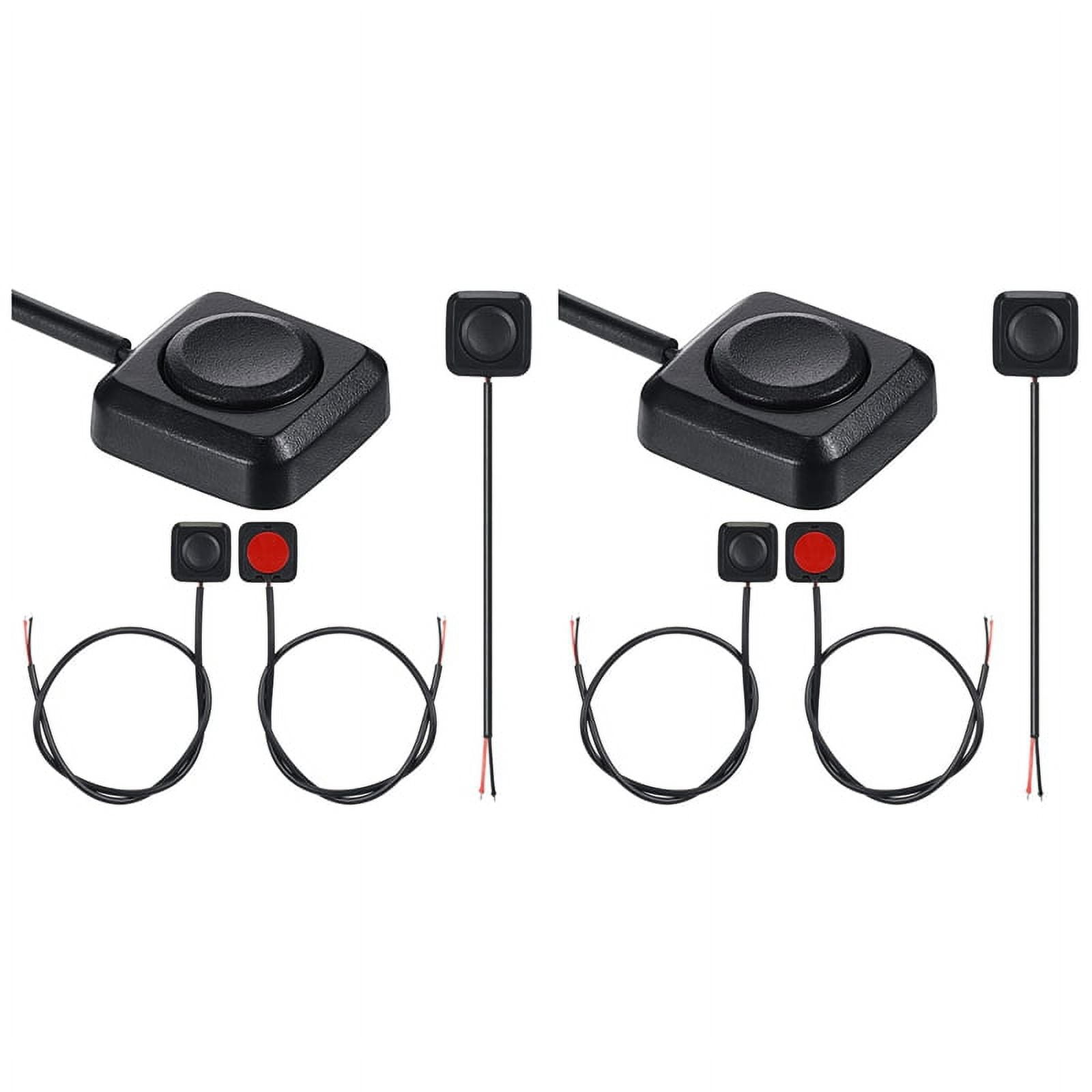 8 Pcs Momentary Switch Momentary Push Button ON Switch 12V 24V Mount ...