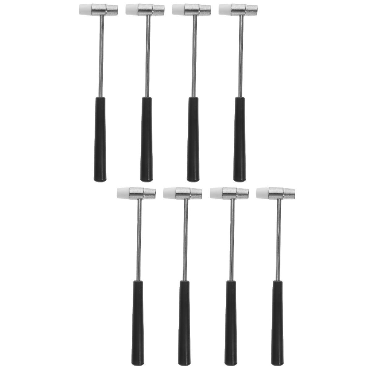 8 Pcs Multifunctional Small Hammer Sledgehammer Soft and Hard Chasing ...