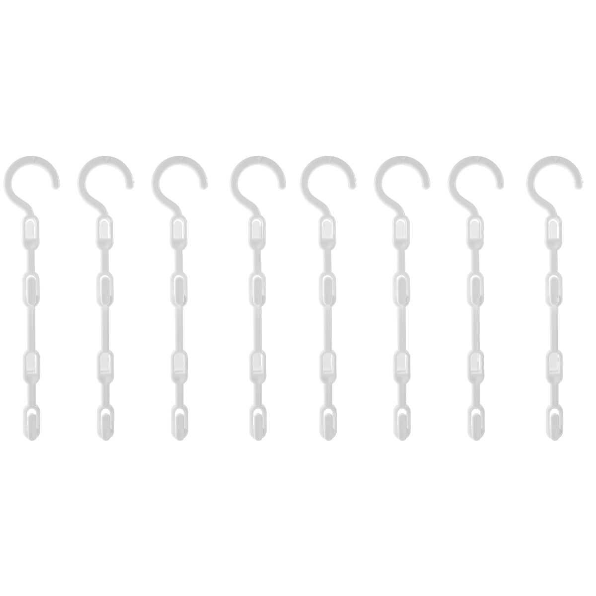 8 Pcs Multifunctional Vertical Stacking Clothes Display Hanger Hook ...