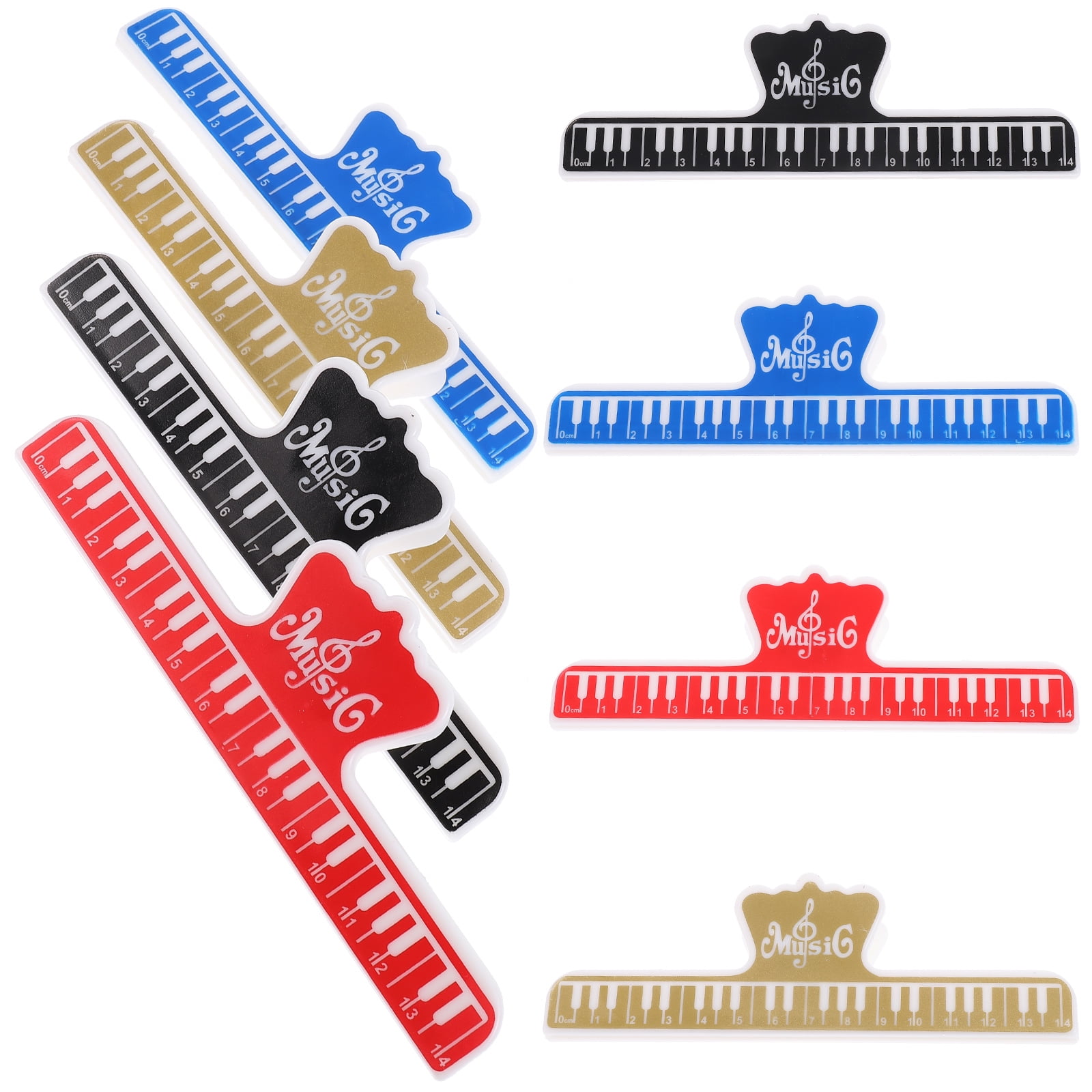 8 Pcs Music Stand Light Clip on Piano Score Sheet Holders - Walmart.com