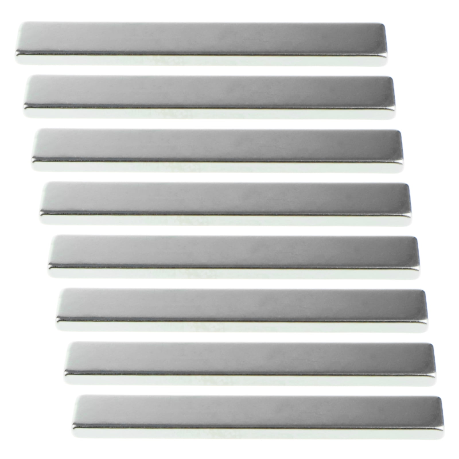 8 Pcs Neodymium Magnets Bar Set，60 x 10 x 3 Mm， Neodymium Magnets ...