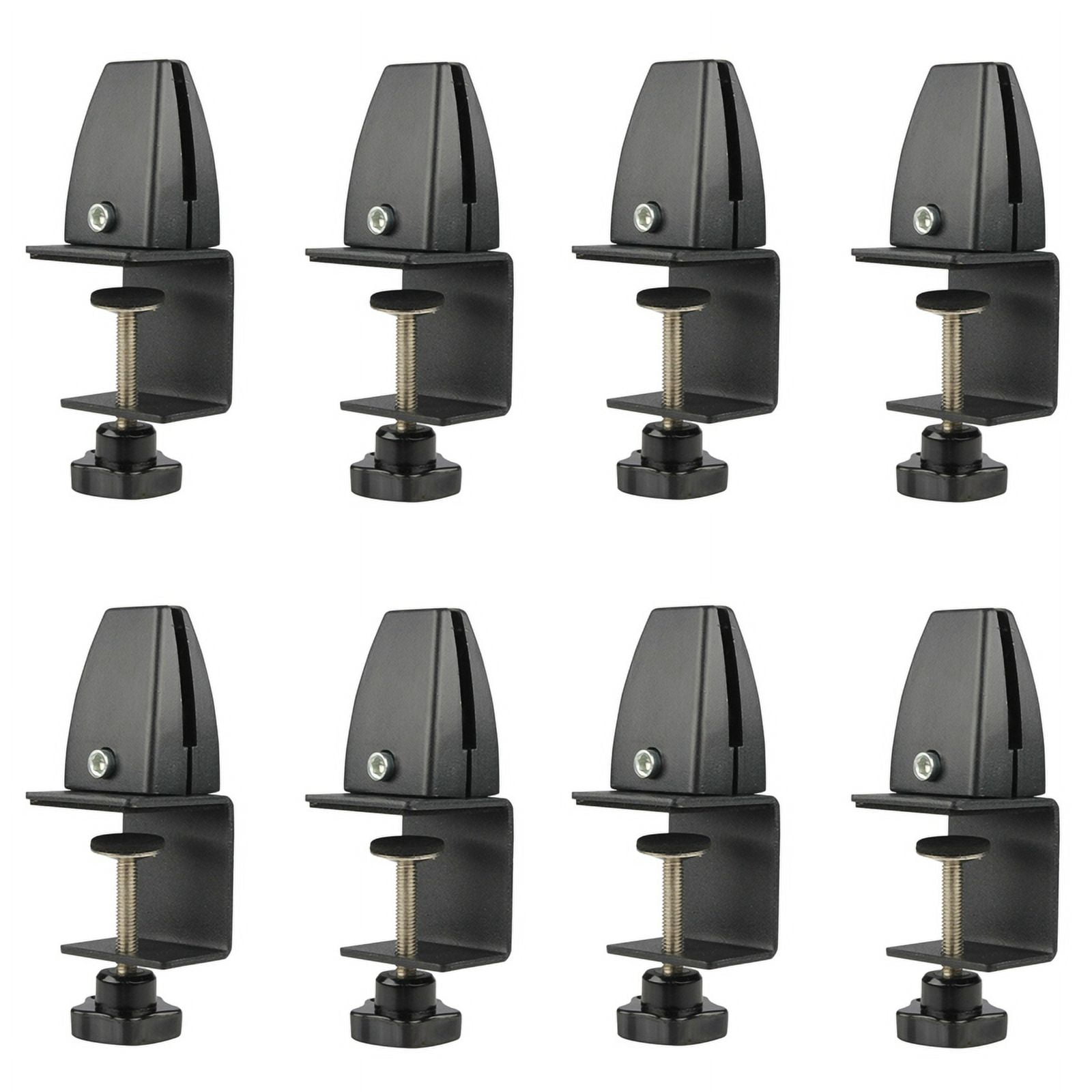 8 Pcs Office Desk Divider Clamp Privacy Screen Clip Holder Bracket ...