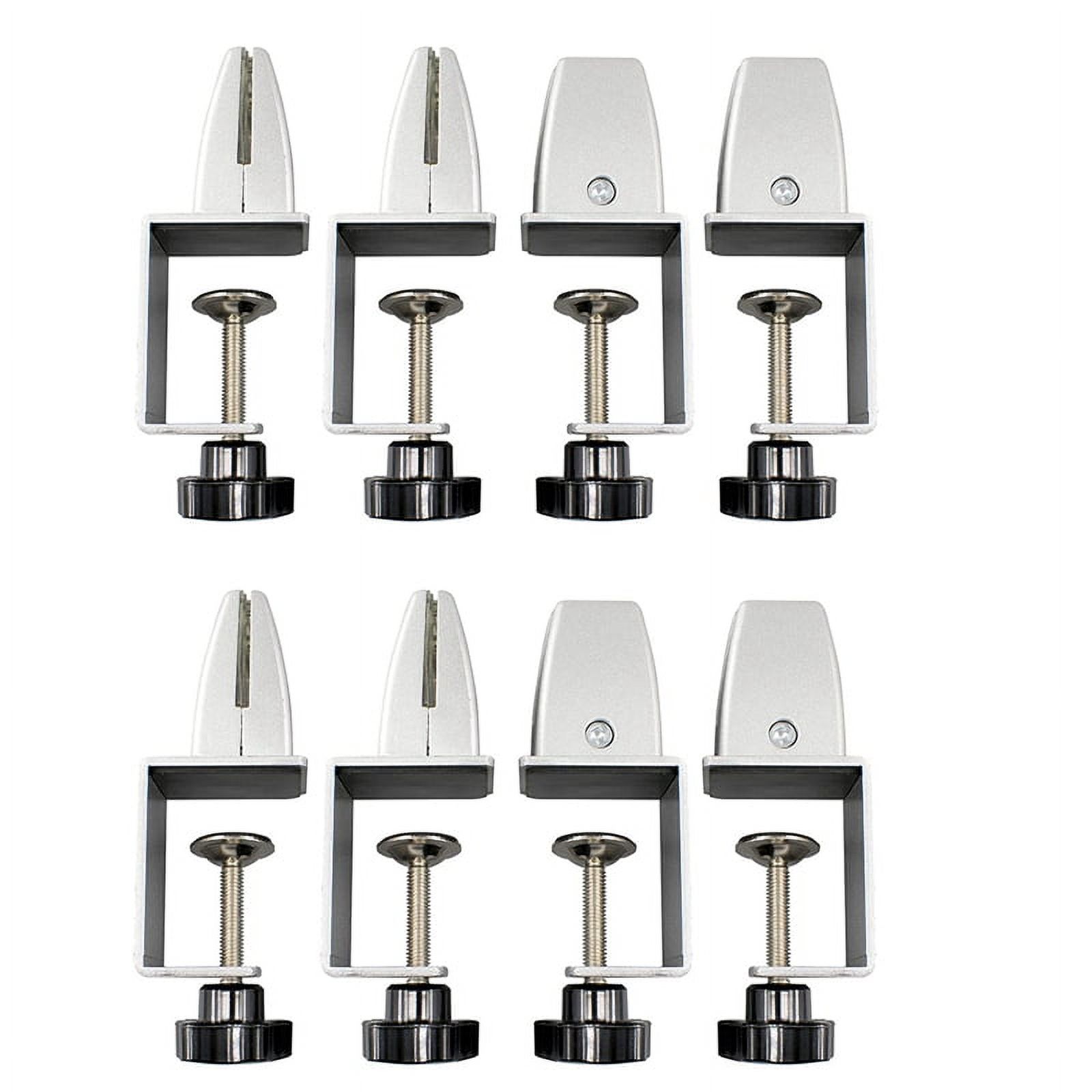 8 Pcs Office Desk Divider Clamp Privacy Screen Holder Bracket Screen ...