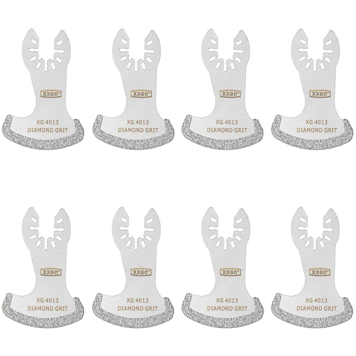 8 Pcs Oscillating Multi Tool Diamond Segment Swing Grit Grout Blades ...