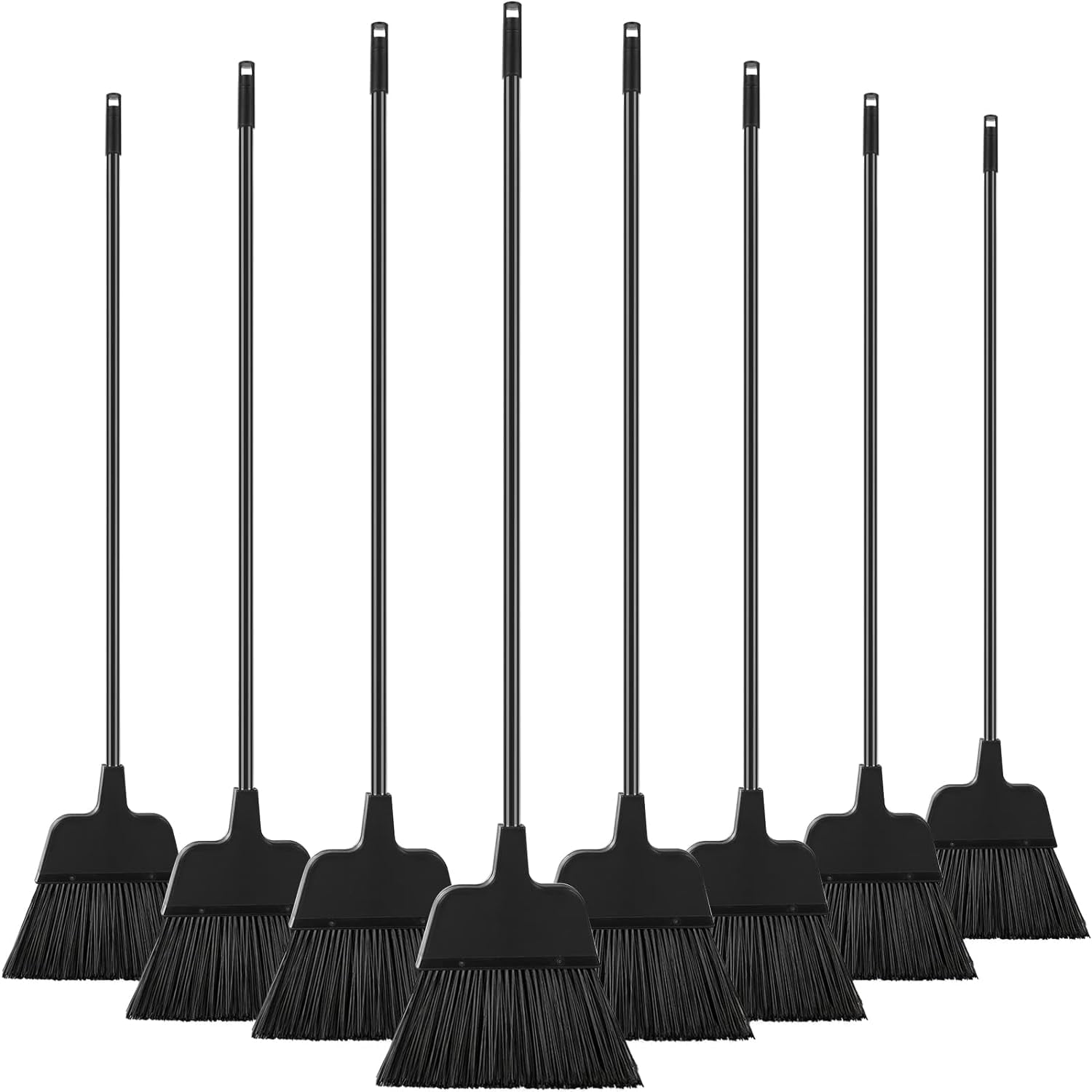 8 Pcs Outdoor Broom for Floor Cleaning 54 Inch Commercial Heavy Duty ...