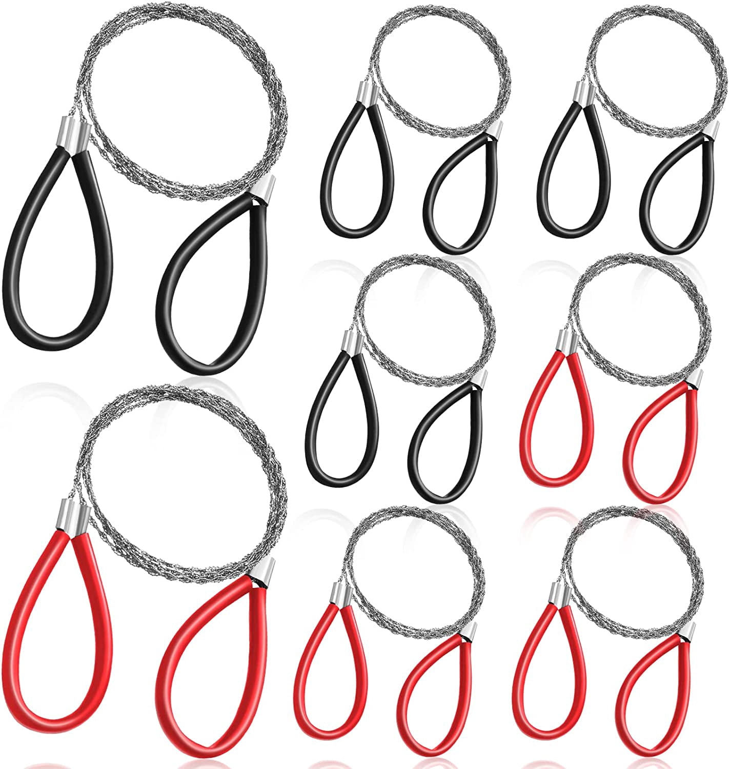 8 Pcs PVC Pipe Cable Saw Stainless Steel Wire Saw PVC Pipe Cutter Hand ...