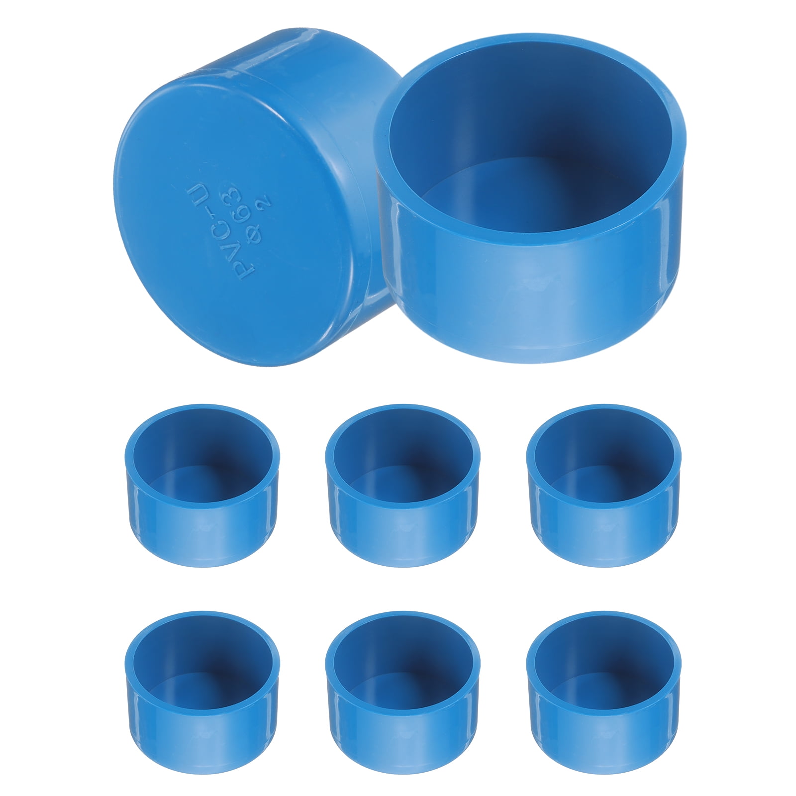 8Pcs Pipe End Cap Fitting, 63mm/2.5" ID Furniture Grade Pipe End Cap ...