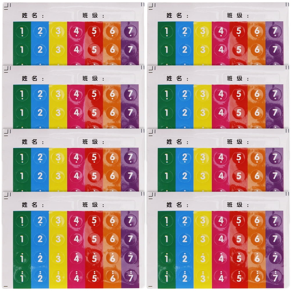 8 Pcs Pan Flute Note Stickers Labels Music Note Stickers Percussion ...