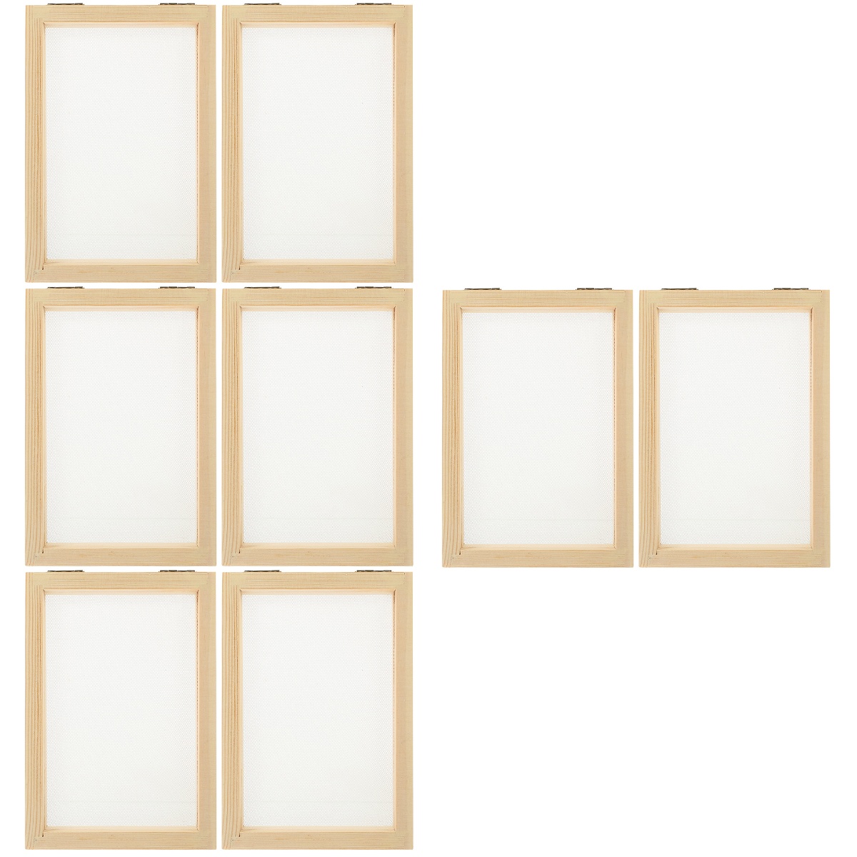 MERRYHAPY 8Set DIY Educational Paper Making Kit Rectangular Frame for ...