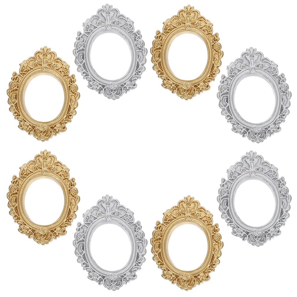 8 Pcs Photo Frame Family Picture Bulk Frames for Display Small Resin ...