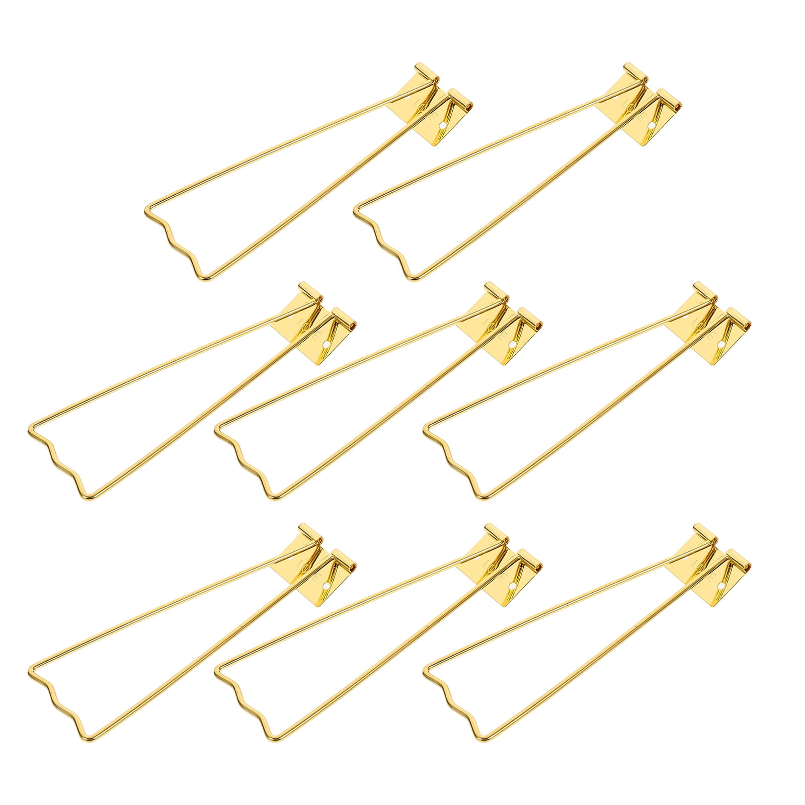 8 Pcs Photo Stand Bracket for Easel Picture Frame Brackets Gold Golden ...