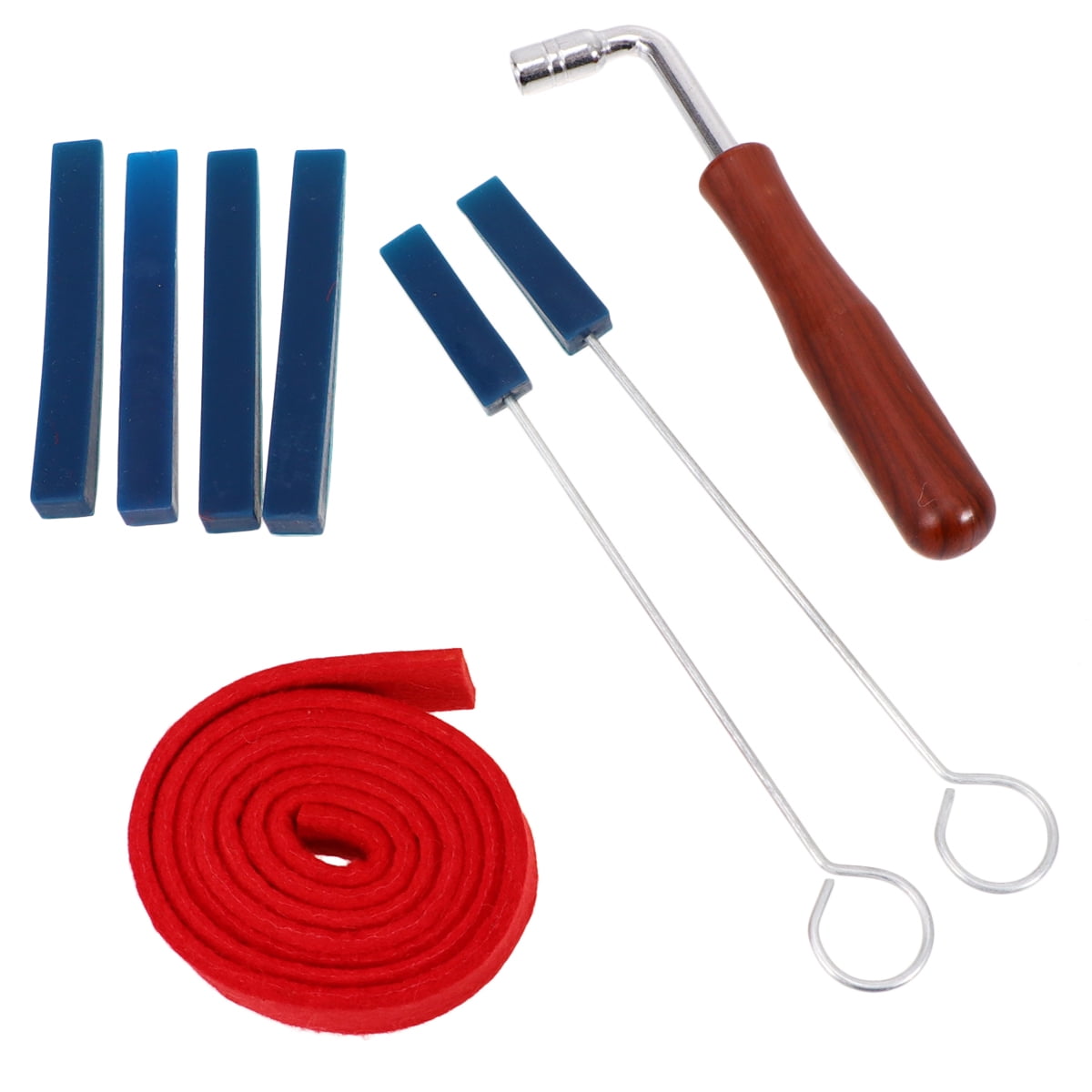 FONDOTIN Professional Tuning Kit Piano Tuning Mute Assorted Color 8 Pcs ...