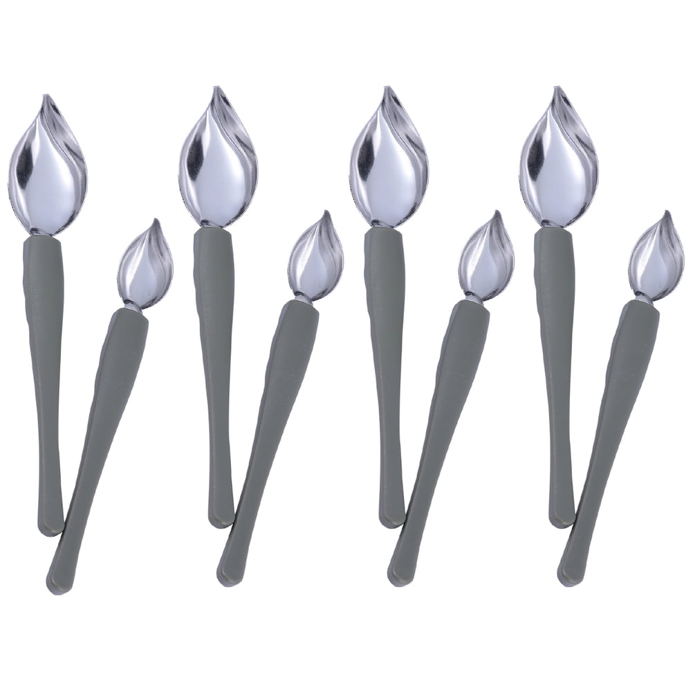 8 Pcs Piping Spoon Culinary Embellishment Chocolate Decor Sauce Plating ...