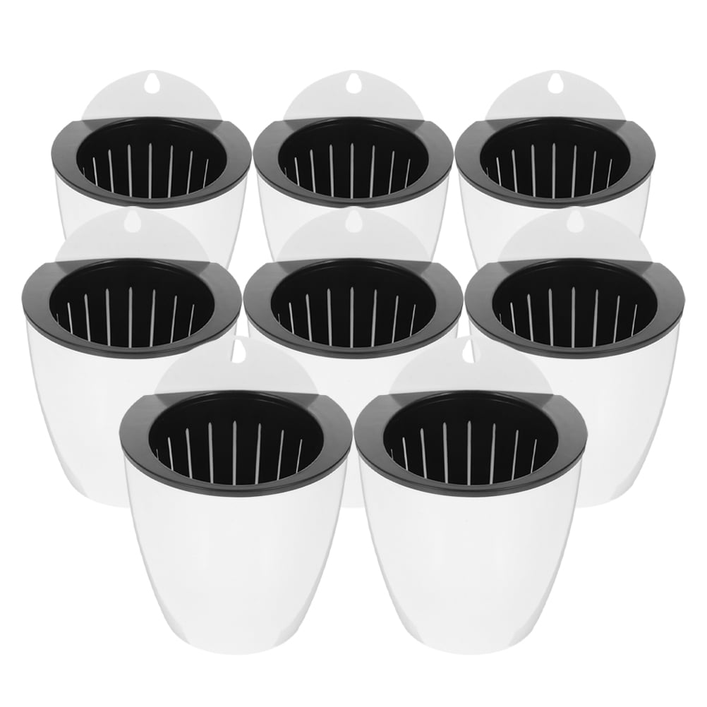 8 Pcs Automatic Water Absorbent Flower Pot Self Watering Plant Pots for ...