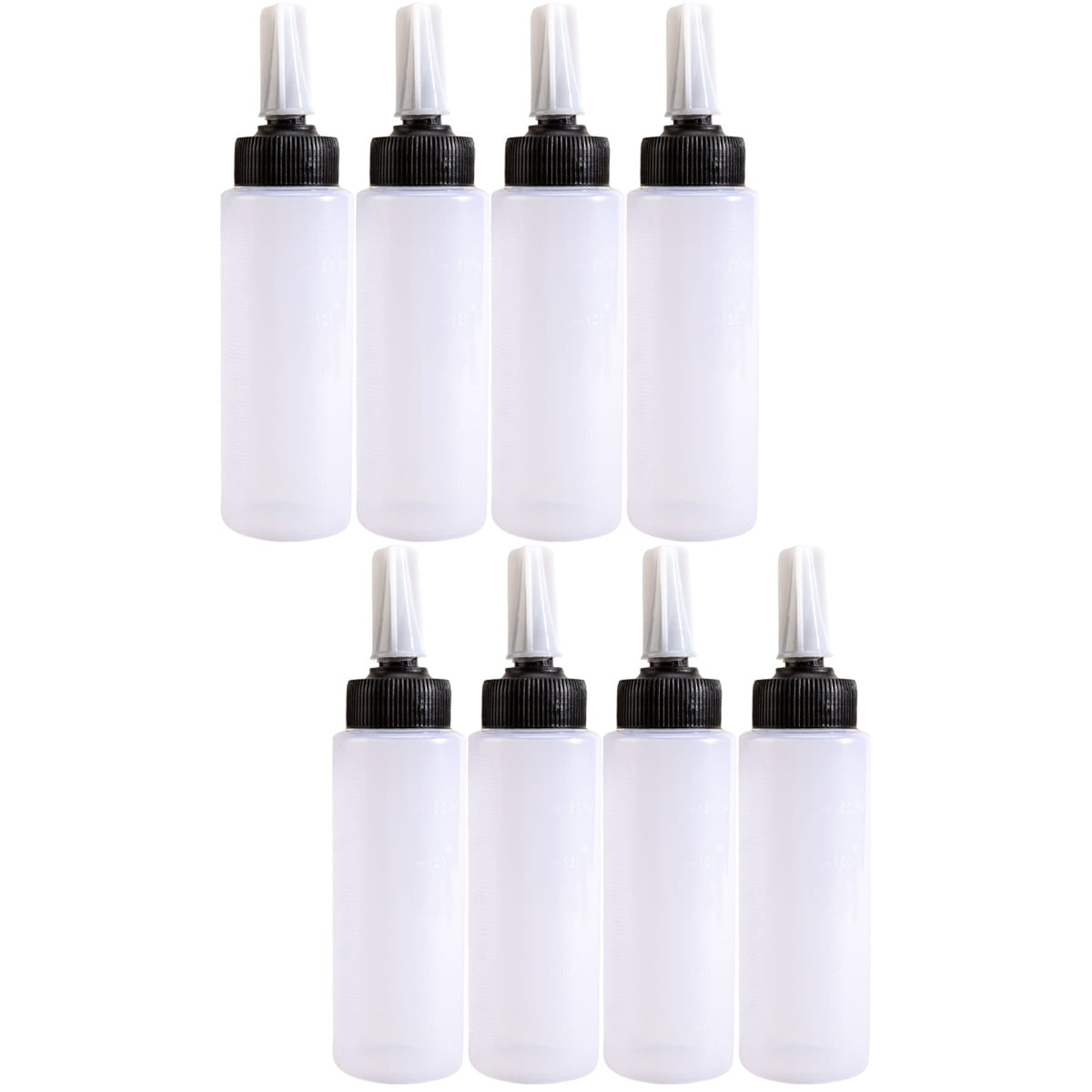 Eease 8 Pcs Salon Hair Color Measuring Applicator Bottle Scale ...