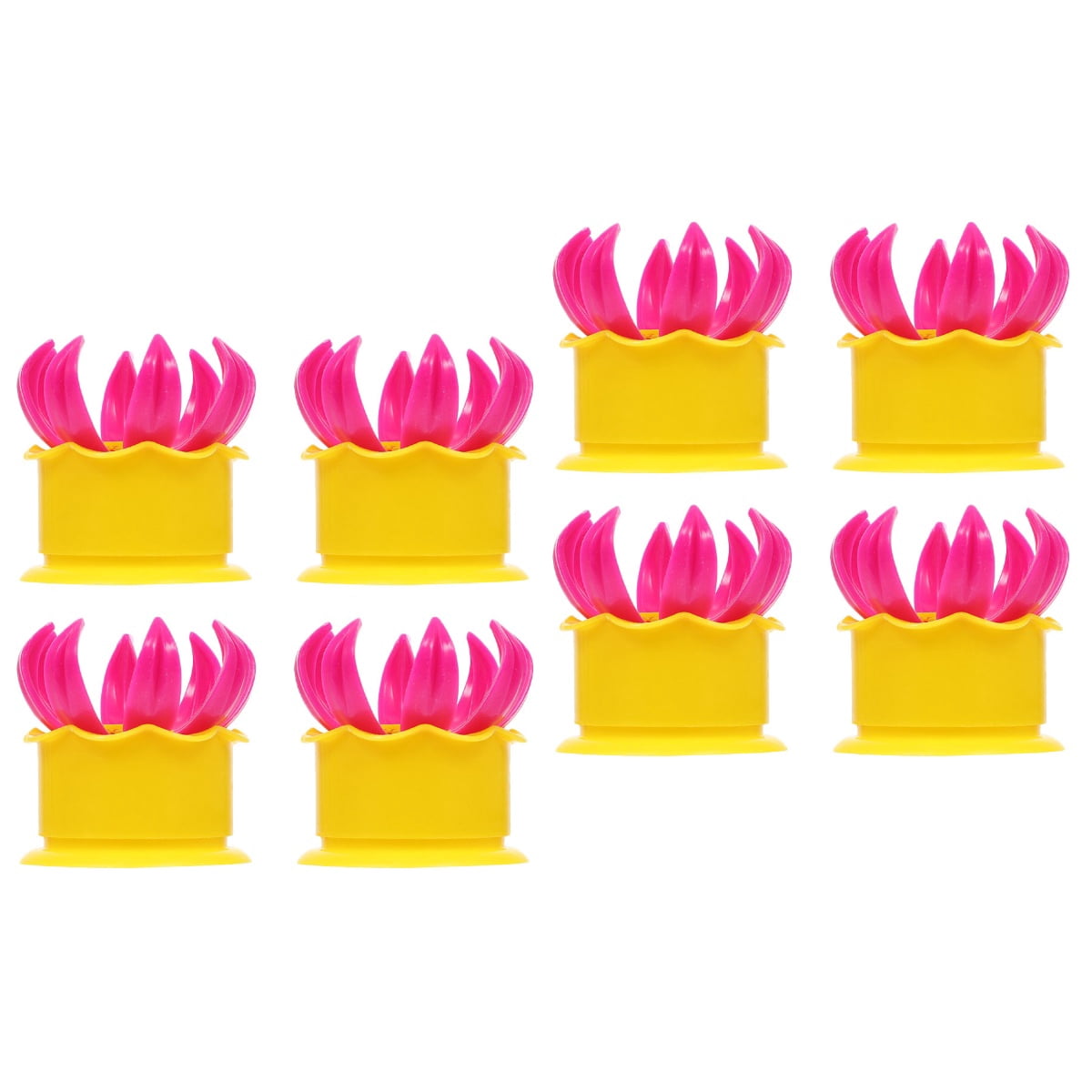 8 Pcs Plastic Steamed Bun Making Moulds Pastry Pie Mold Kitchen Cooking ...