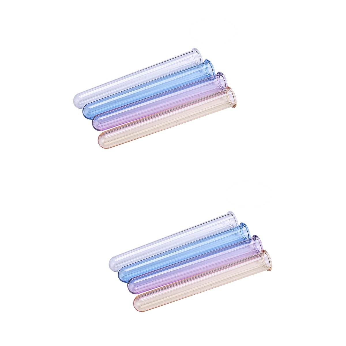 8 Pcs Plastic Test Tubes Durable Use Containers for Storage Party Test ...