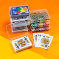 8 Pcs Playing Card Case, Small Clear Box, Plastic Deck Box, Card Deck ...