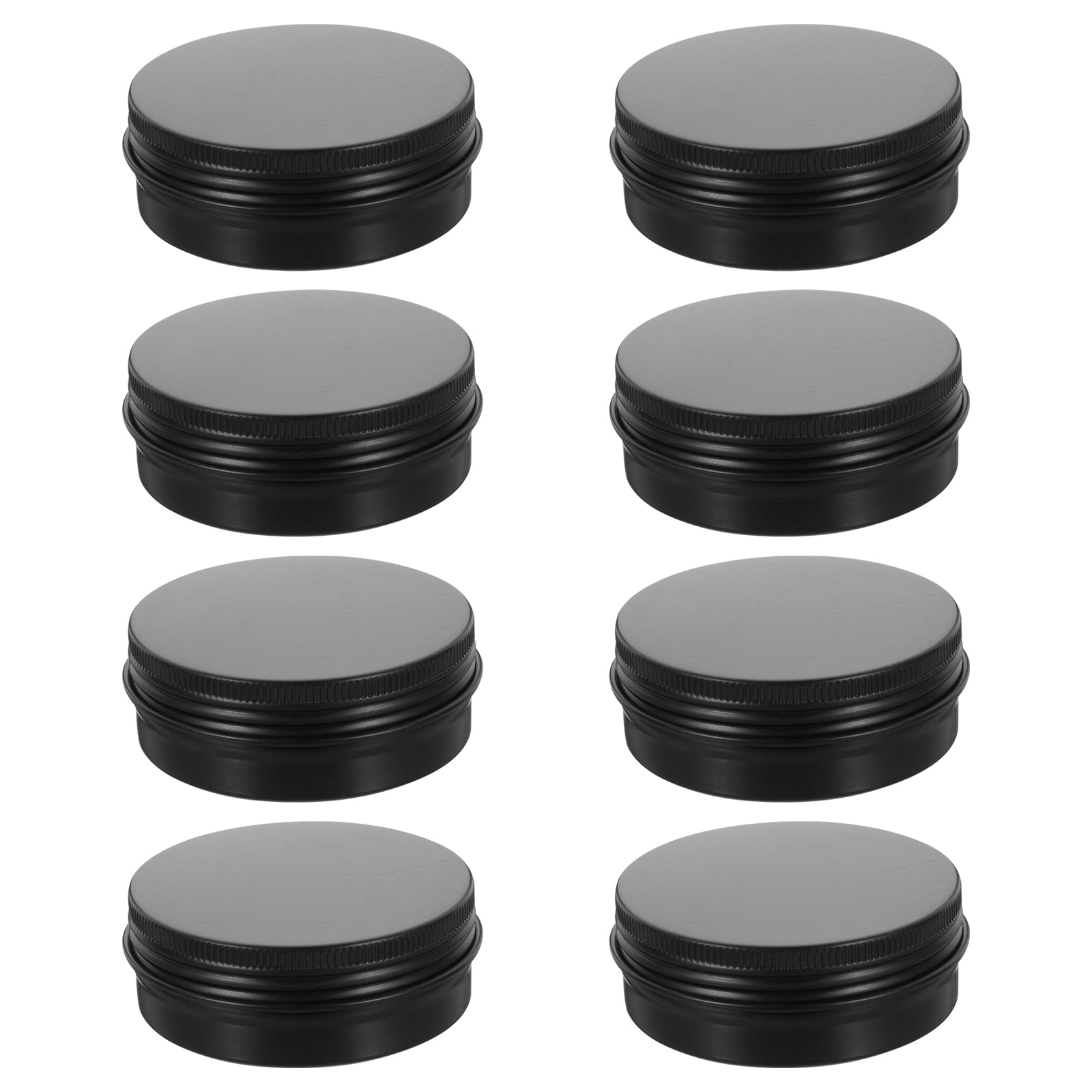 8 Pcs Portable Ointment Container Tin Canisters Lids Makeup Organizer ...