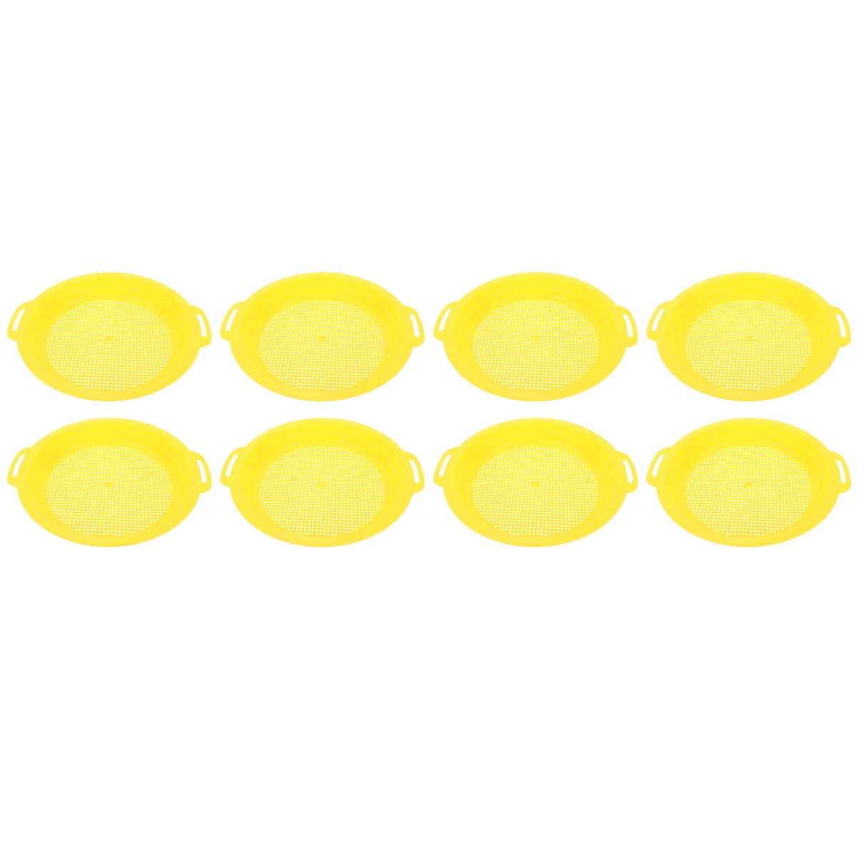 8 Pcs Portable Sand Sifter Sieve Toys Handheld Sand Filter Toys ...