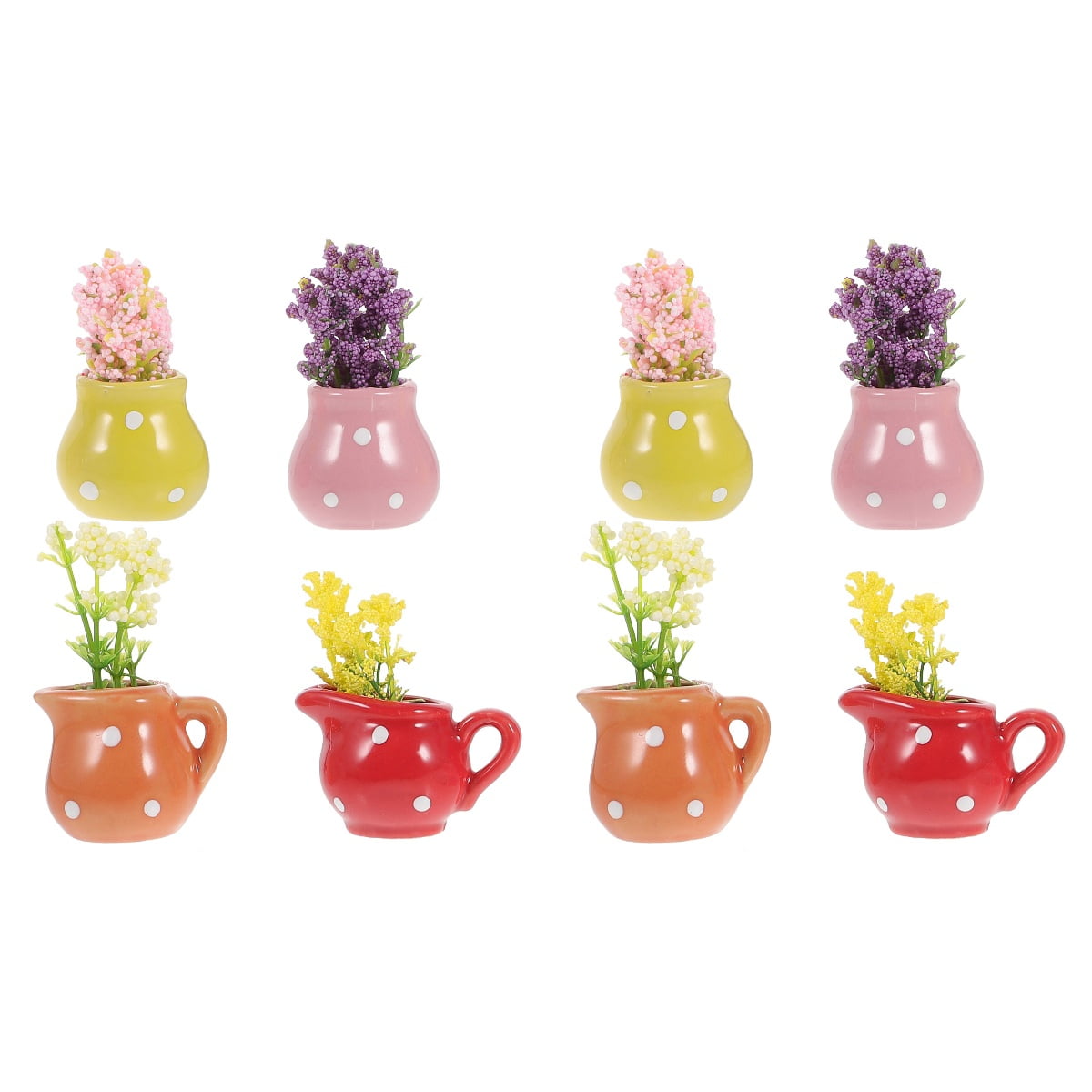 8 Pcs Potted Fridge Magnet Kawaii Magnets Delicate Refrigerator ...