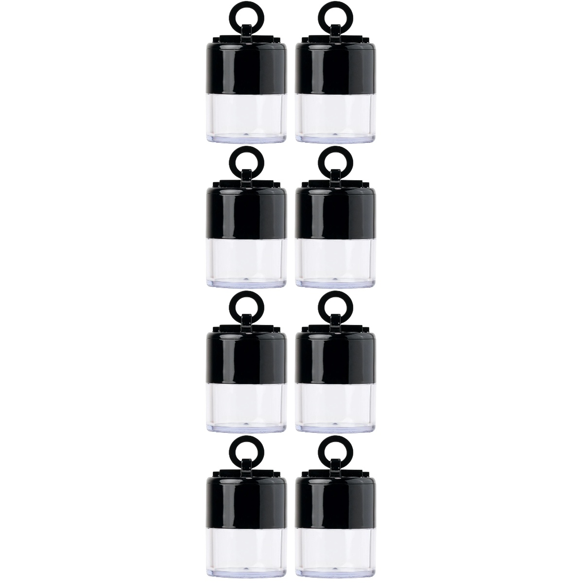 8 Pcs Powder Box Powder Puff Loose Powder Container DIY Makeup Powder ...