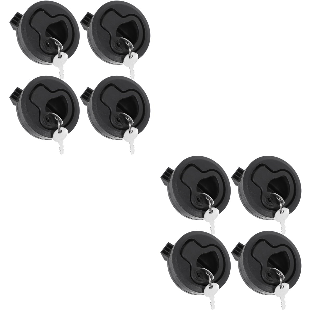 8 Pcs Pull Hatch Latch Door Locks Slam Latch Handle Latch Boat Latch ...