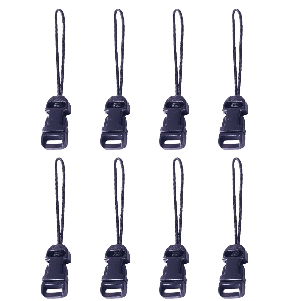 8 Pcs QD System Clip Quick Release Loop Cord Crochet Hooks Black ...