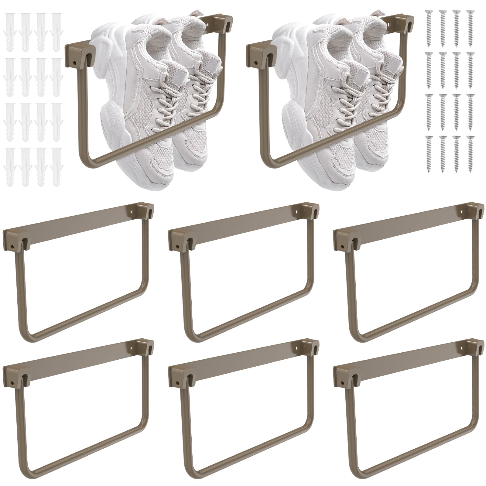 8 Pcs RV Shoe Rack Foldable Aluminum Alloy Camper Shoe Rack Efficient ...