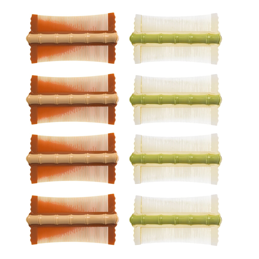 unbranded 8pcs Double-sided Tooth Comb Fine Tooth Hair Combs ...