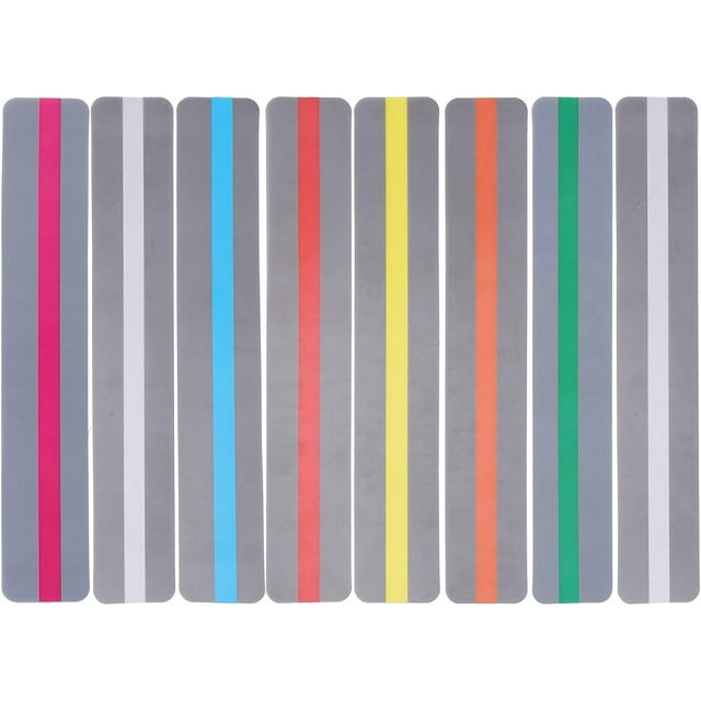 8 Pcs Reading Guide Strips, Plastic Reading Highlighter Strips for ...