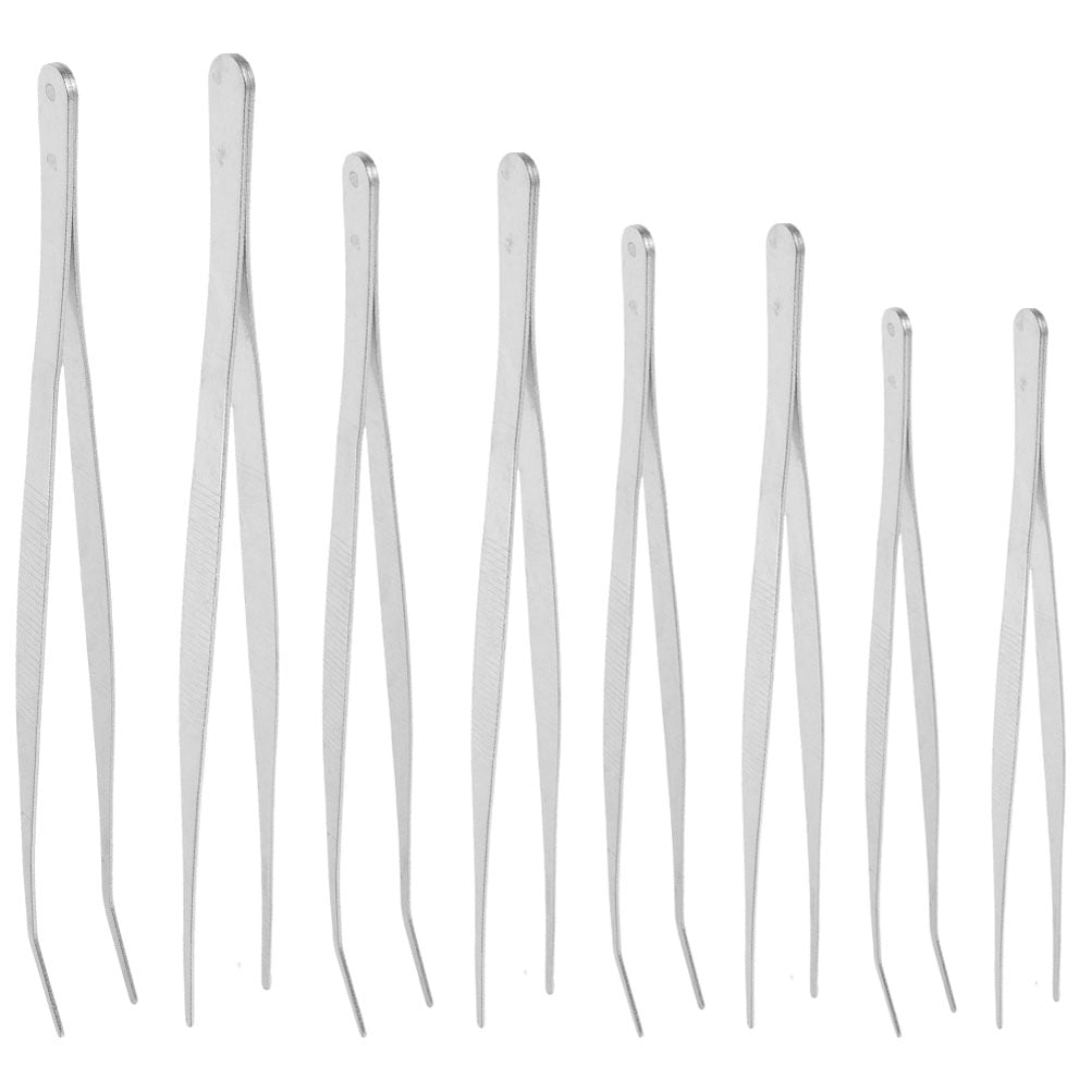 8 Pcs Reptile Feeding Tongs Snake Turntable Tweezers Hole Punch Divider ...