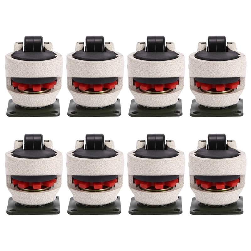 8 Pcs Retractable Leveling Casters Industrial Machine Swivel Caster ...