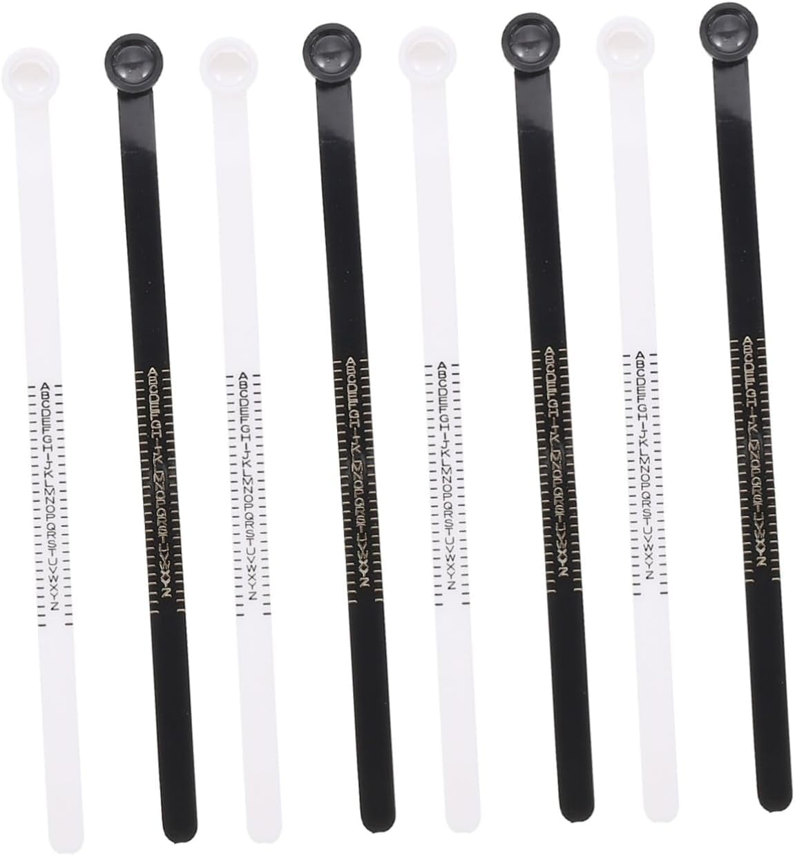 8 Pcs Ring Measurement Finger Gauge Ring Sizer Ring Size Gauge Tool ...