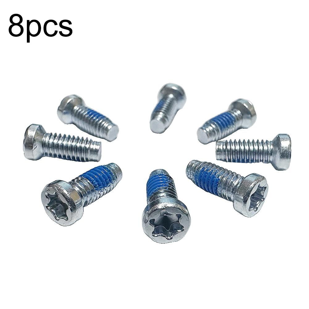 8 Pcs Road Bike Chainring Crank Bolt Alloy 8-pin Dental Disc Fixing ...