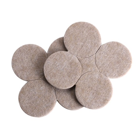 8 Pcs Round Felt Pads Floor Protector for Furniture Chairs Sliders ...