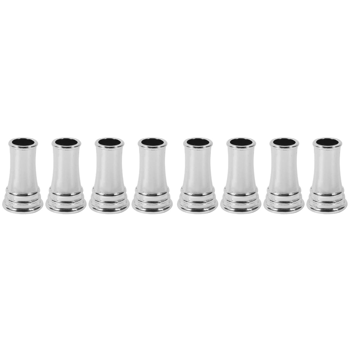 8 Pcs Round Metal Pen Holder Display Stand Funnel Ink Desk Copper Single