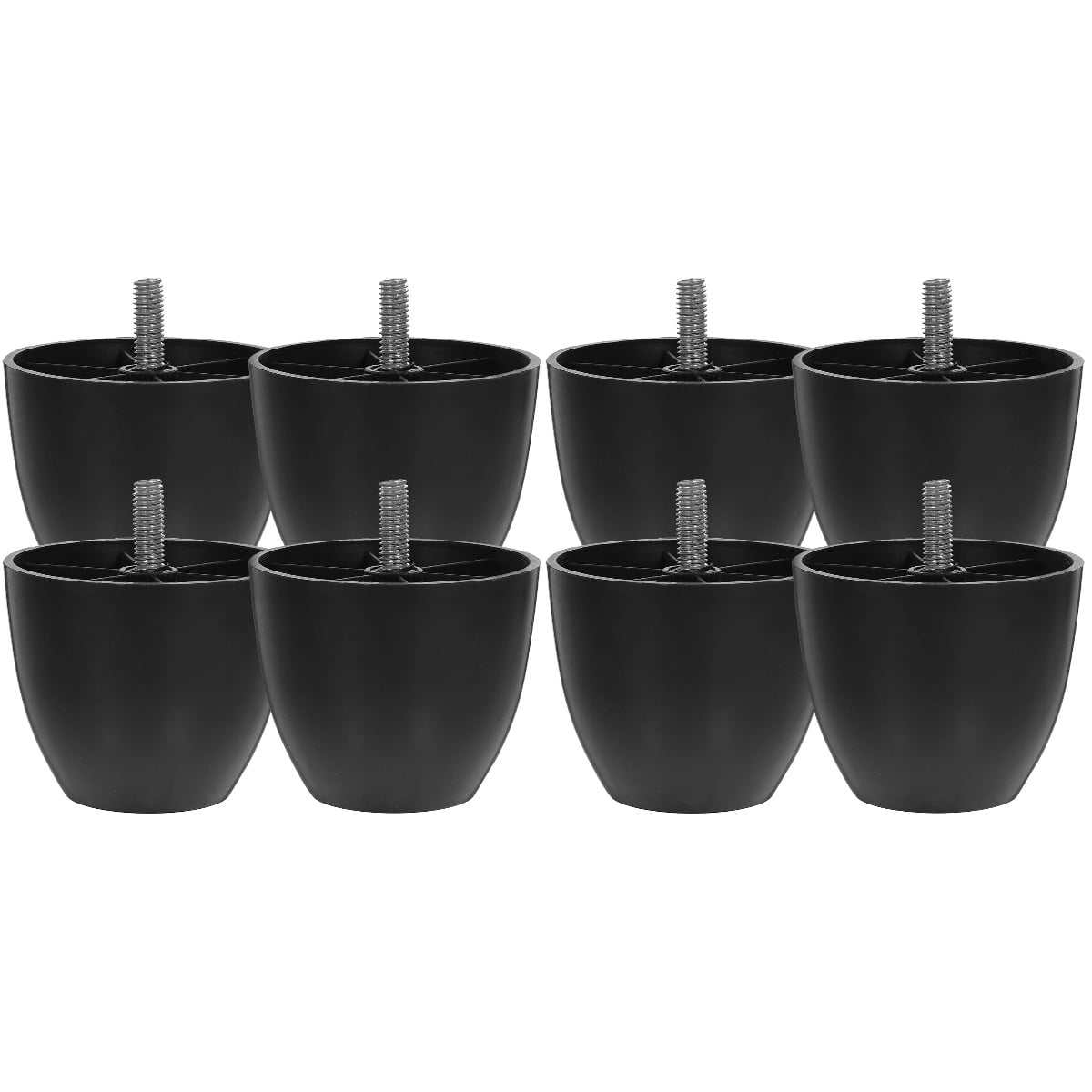 8 Pcs Round Sofa Legs Secure Adjustable Furniture Feet Couch Support ...