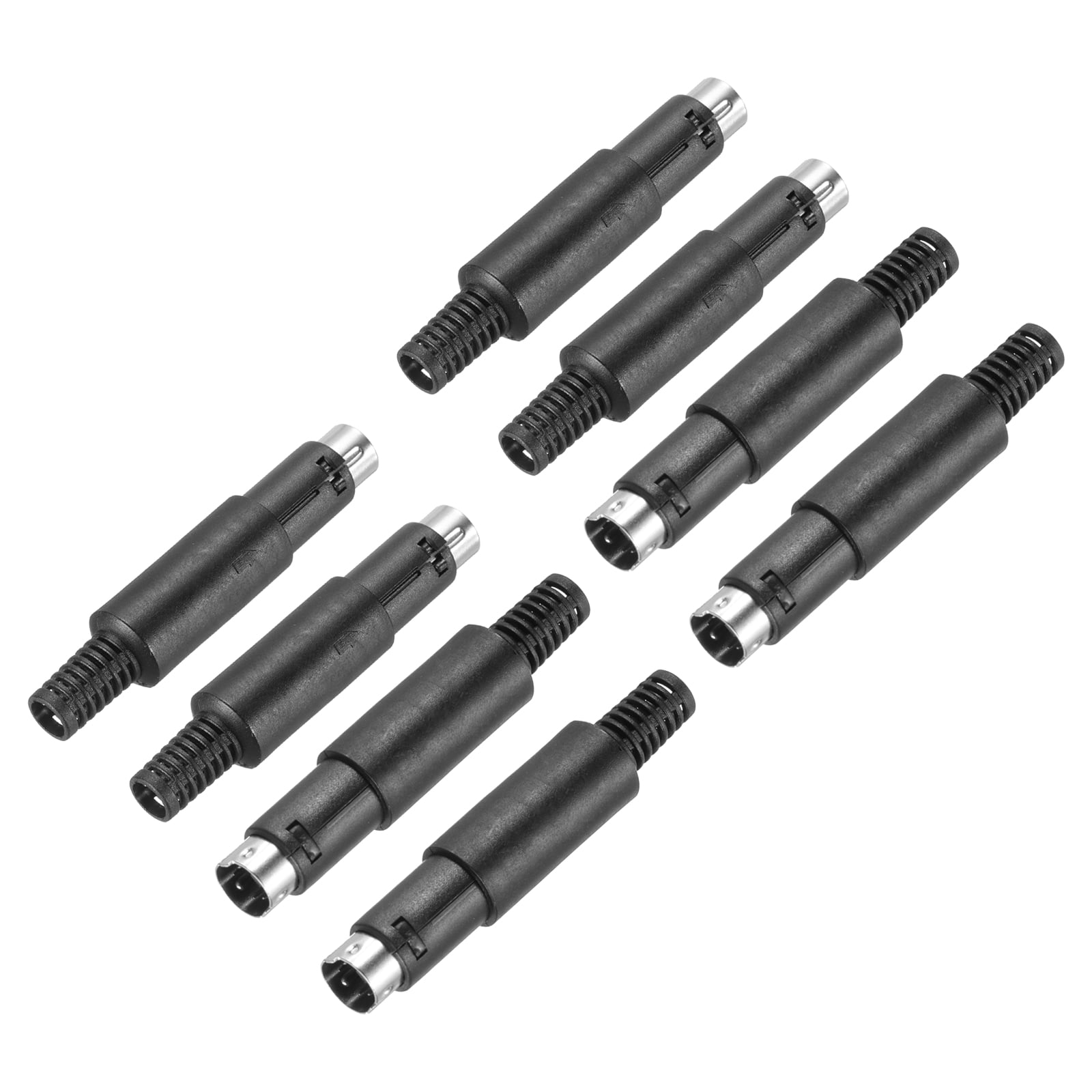 8 Pcs S-Video DIN Mini Male Socket 4 Pin Signal Transmission Mini Din ...
