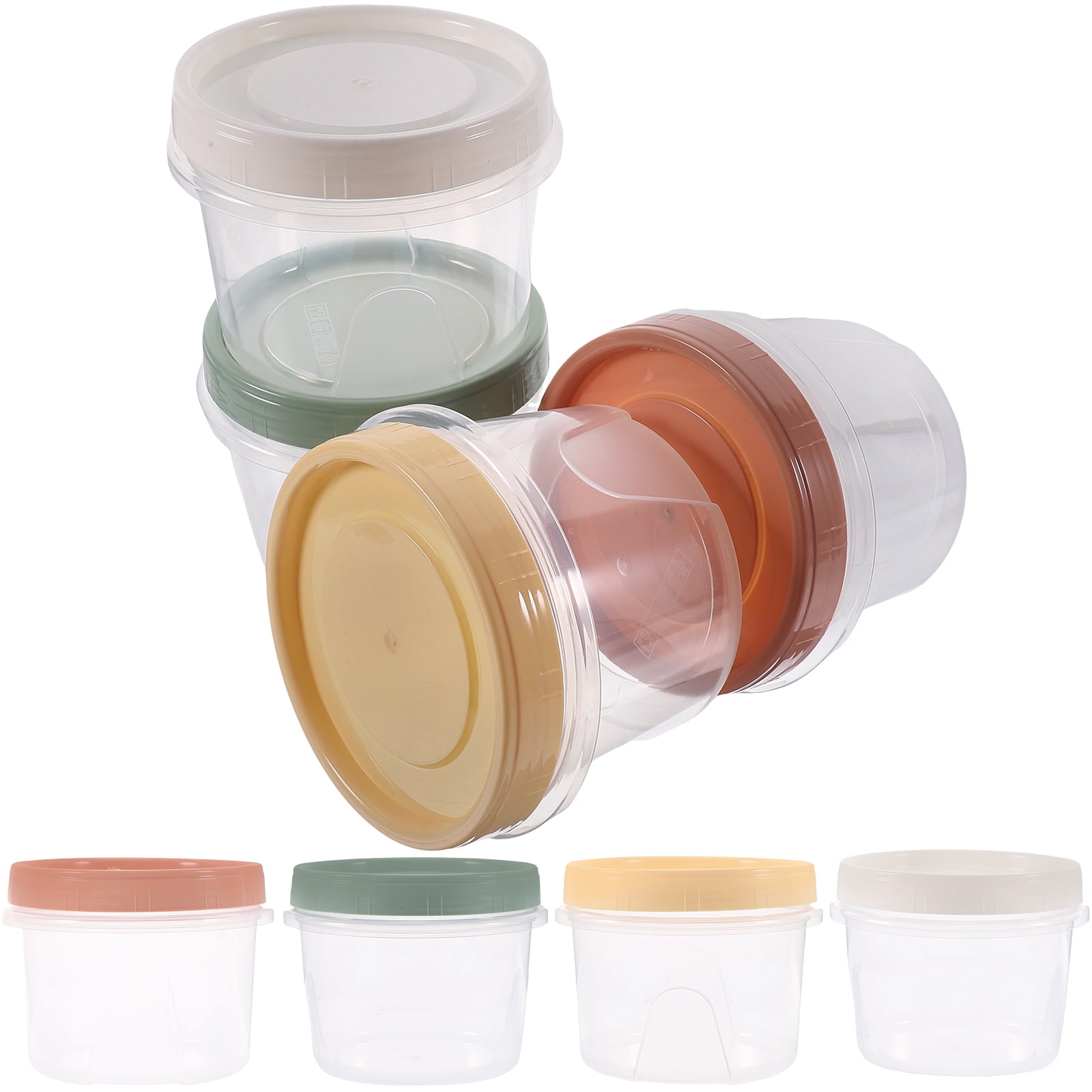 Eease 8pcs Clear Food Storage Containers with Leakproof Lids - Walmart.com