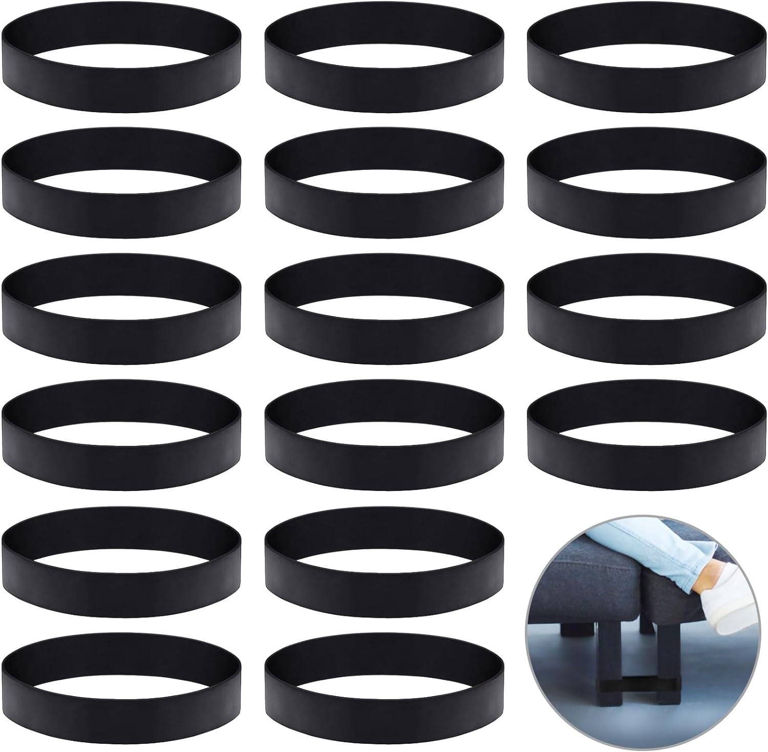 8 Pcs Sectional Couch Connectors Small Sofa Couch Straps Rubber Bands ...