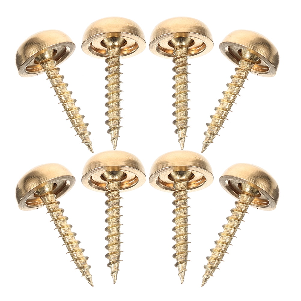 8 Pcs Self-tapping Screws Screws Decorative Caps Cover Upholstery ...